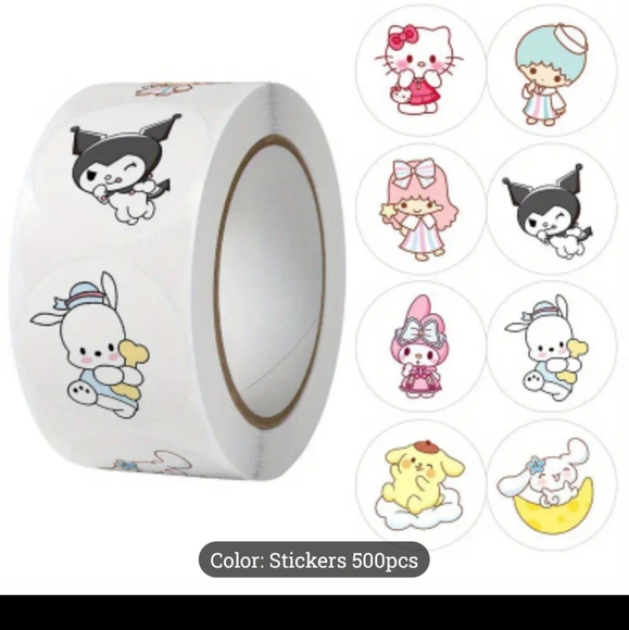 Sanrio | Other | Sanrio 50 Sticker Setmy Melodycinnamoroll Kuromi ...